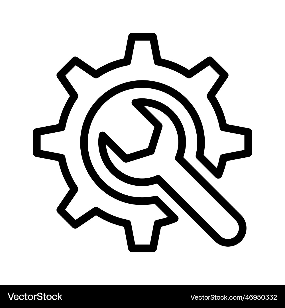 Maintenance icon Royalty Free Vector Image - VectorStock