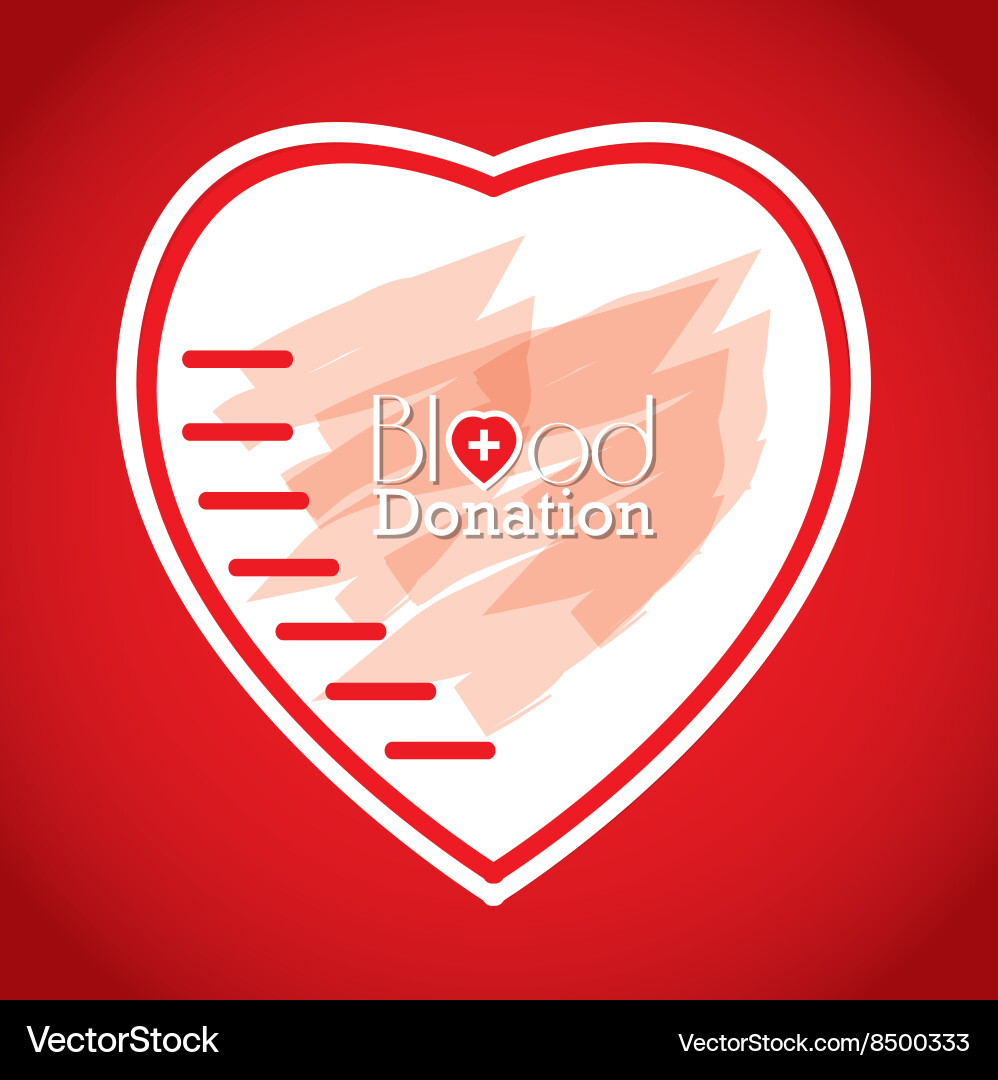 Blood donation Royalty Free Vector Image - VectorStock