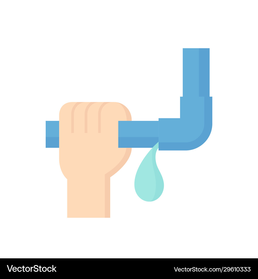 Burst pipe icon Royalty Free Vector Image - VectorStock