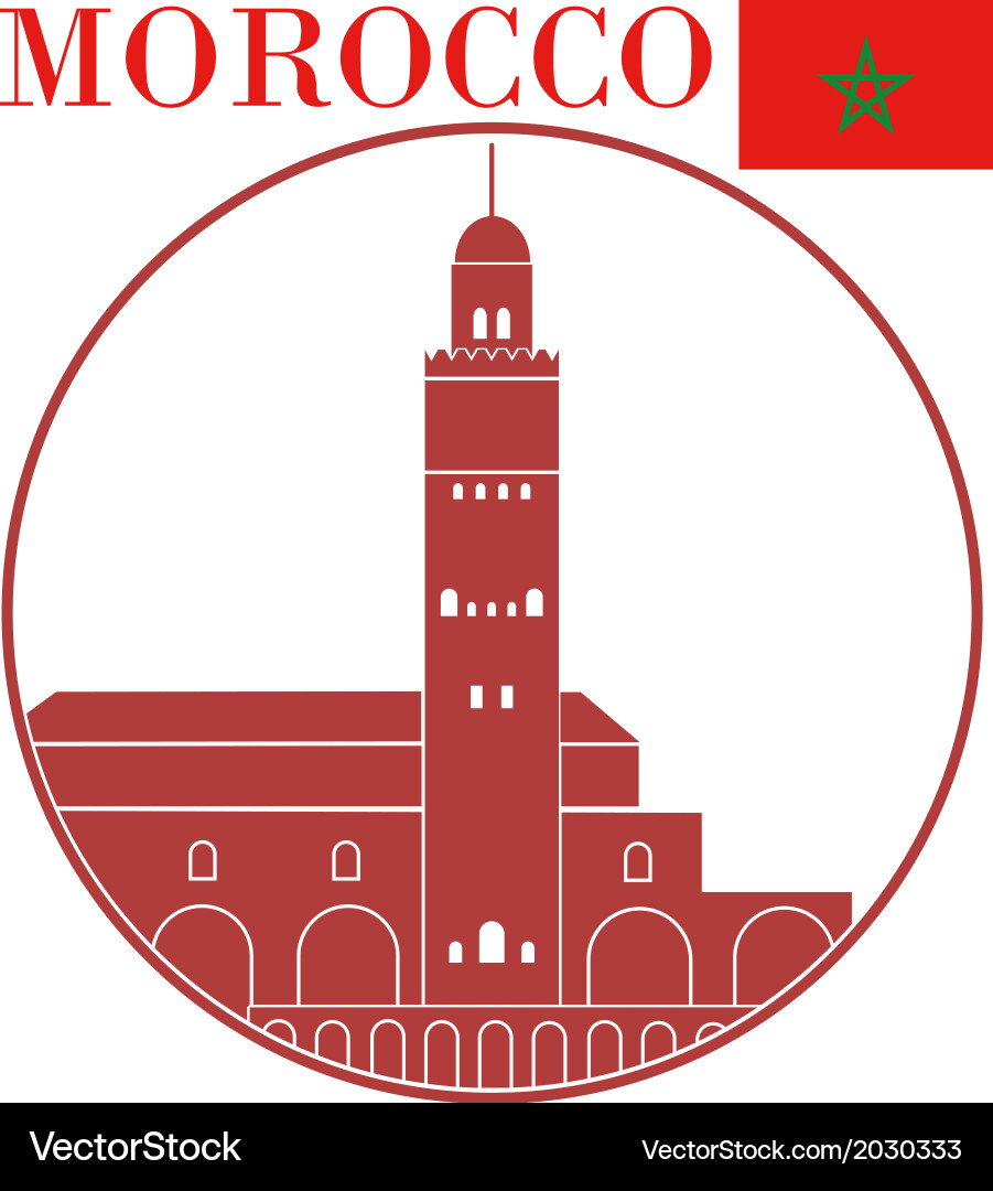 Morocco Royalty Free Vector Image - VectorStock