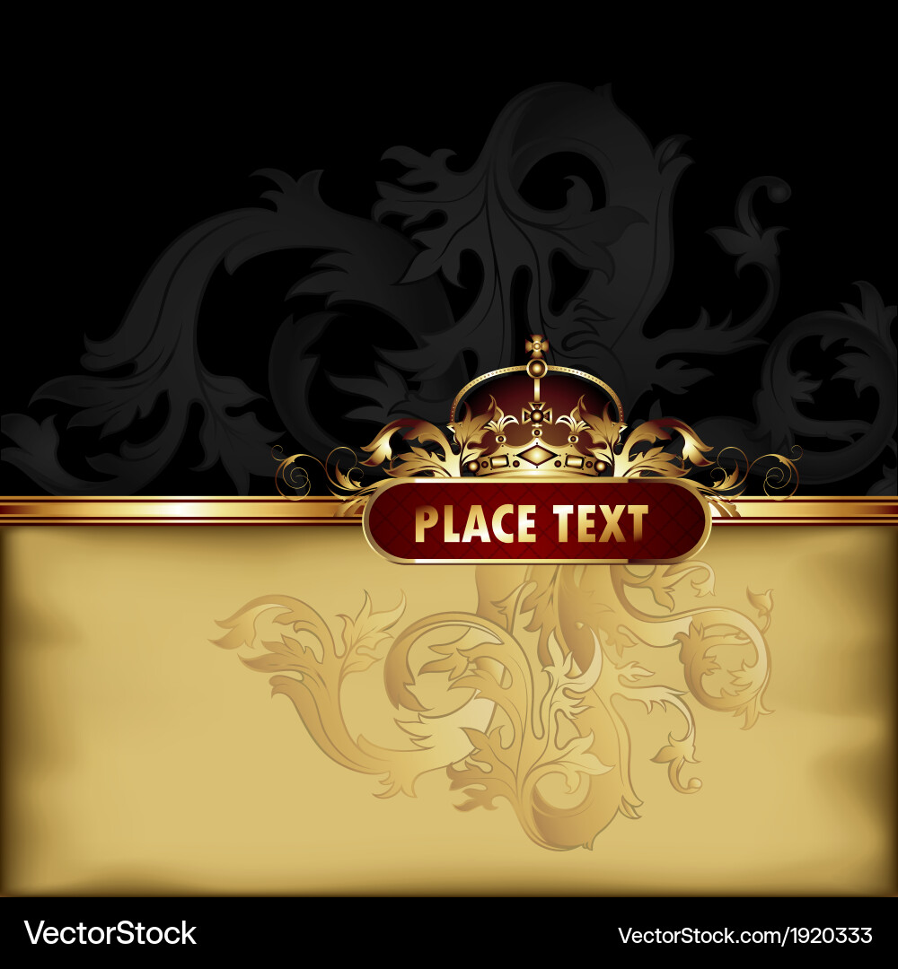 Ornate frame Royalty Free Vector Image - VectorStock