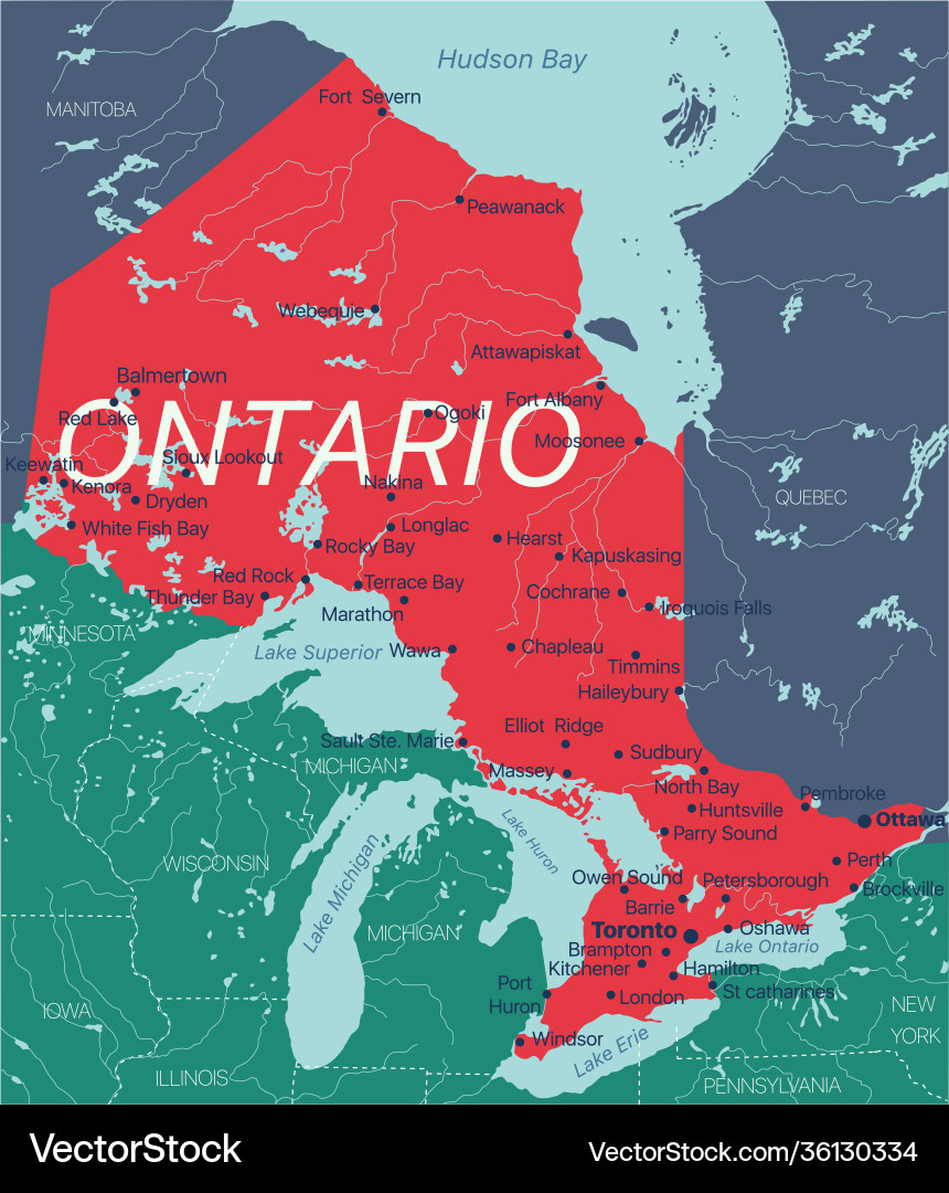 Alberta state editable map canada Royalty Free Vector Image