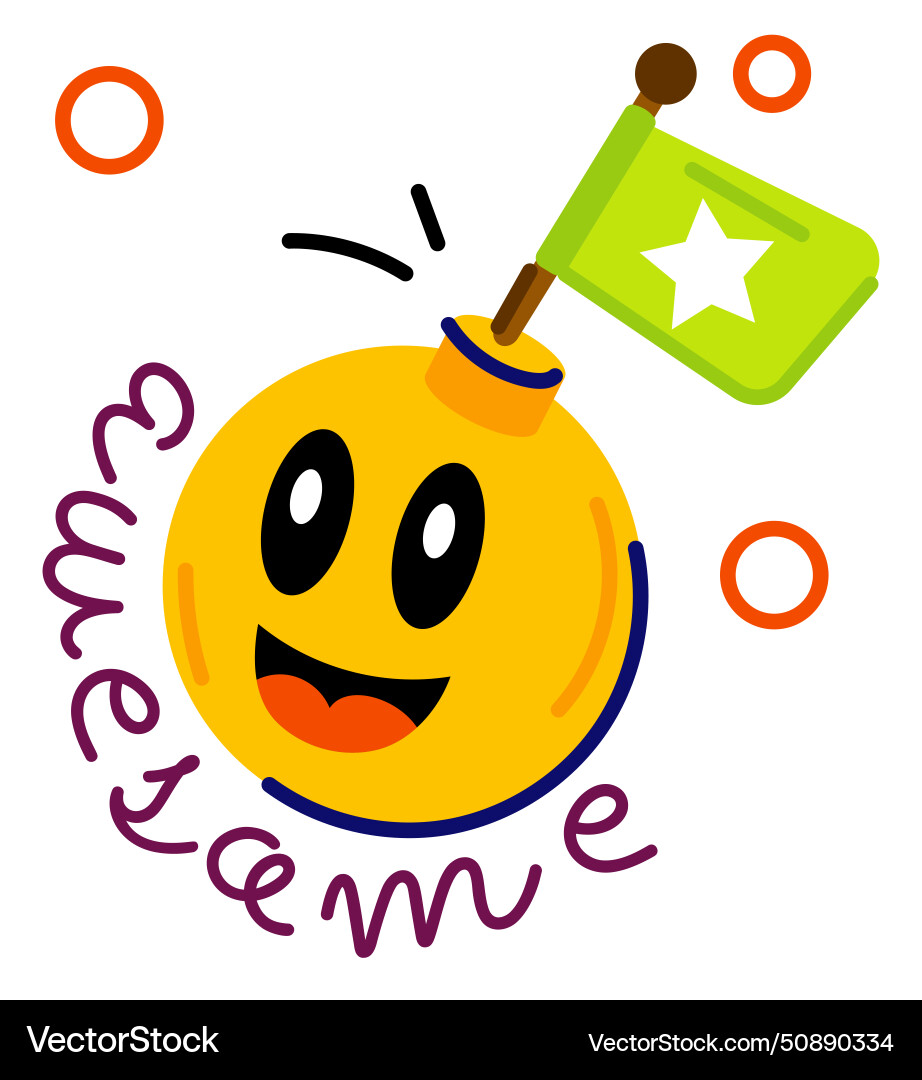 Awesome emoji Royalty Free Vector Image - VectorStock