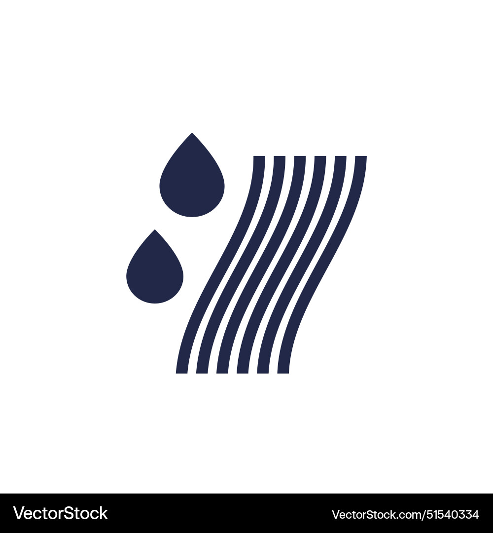 Keratin icon on white Royalty Free Vector Image