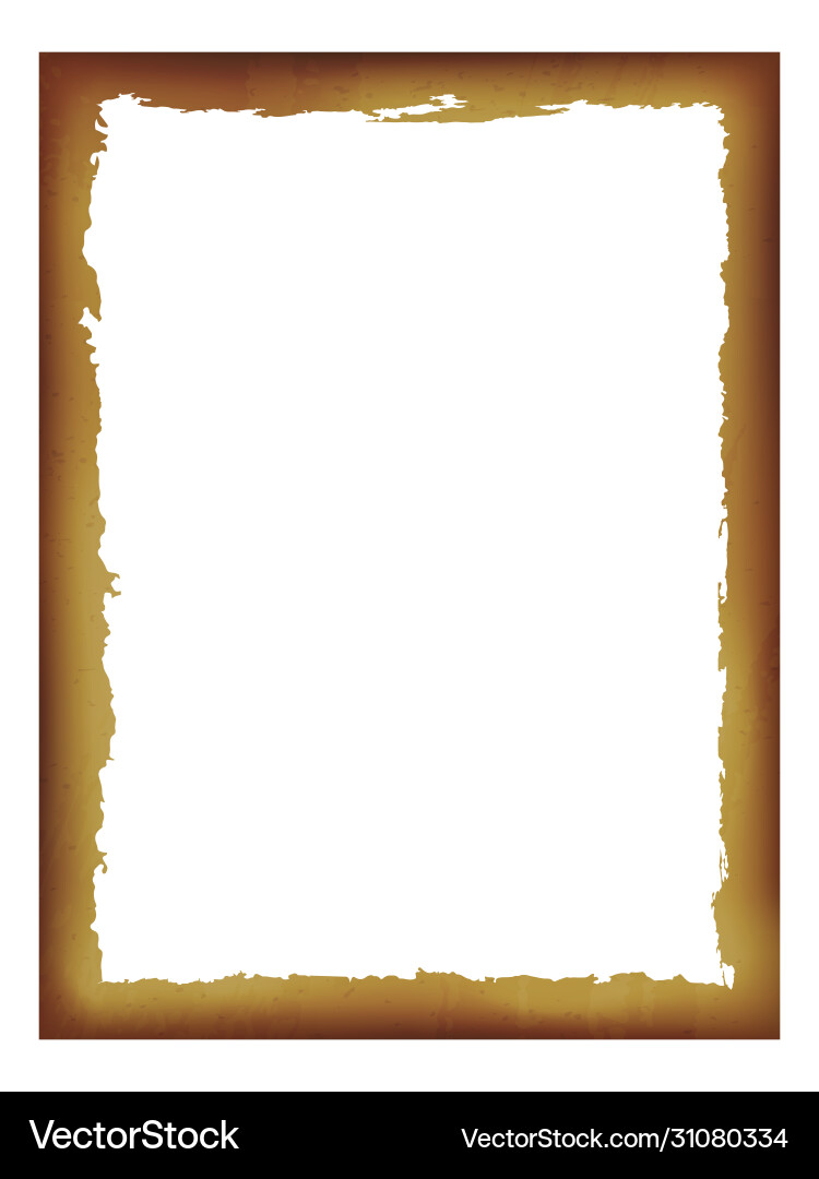 Old paper frame Royalty Free Vector Image - VectorStock