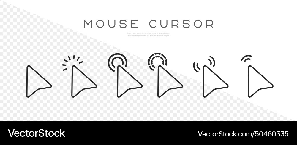 Cursor3 Royalty Free Vector Image - VectorStock