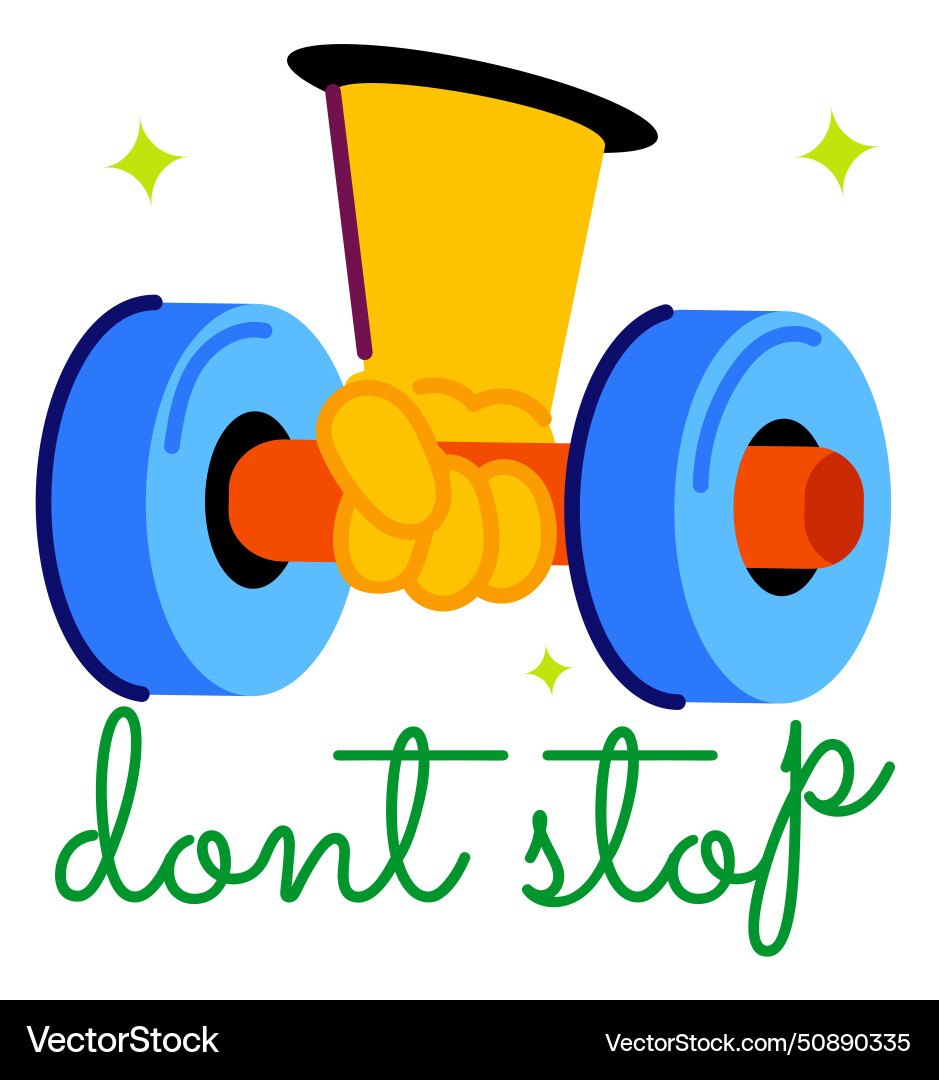 Dumbbell exercise Royalty Free Vector Image - VectorStock