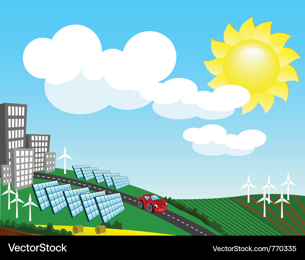 Environmentally friendly Royalty Free Vector Image