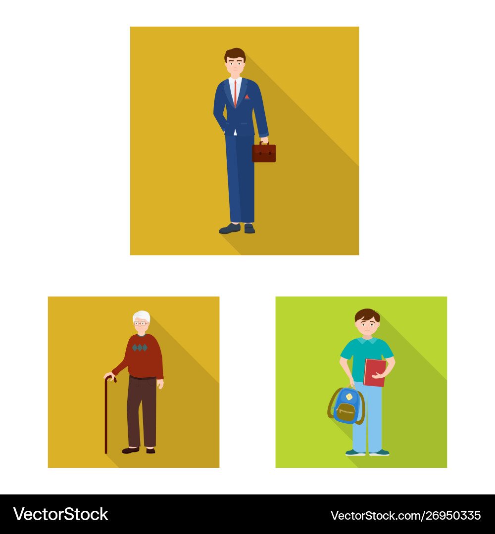 Generation and happy logo Royalty Free Vector Image