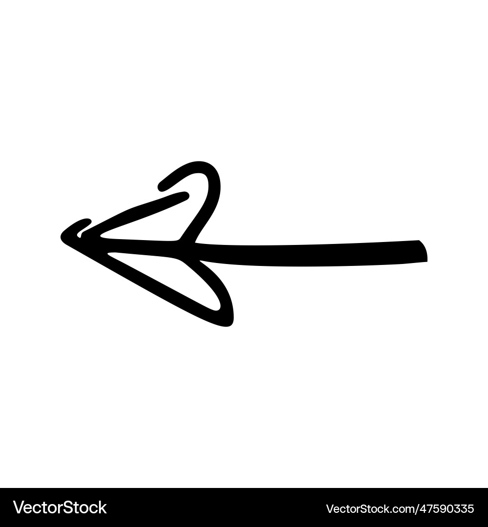 Next direction - arrow icon Royalty Free Vector Image