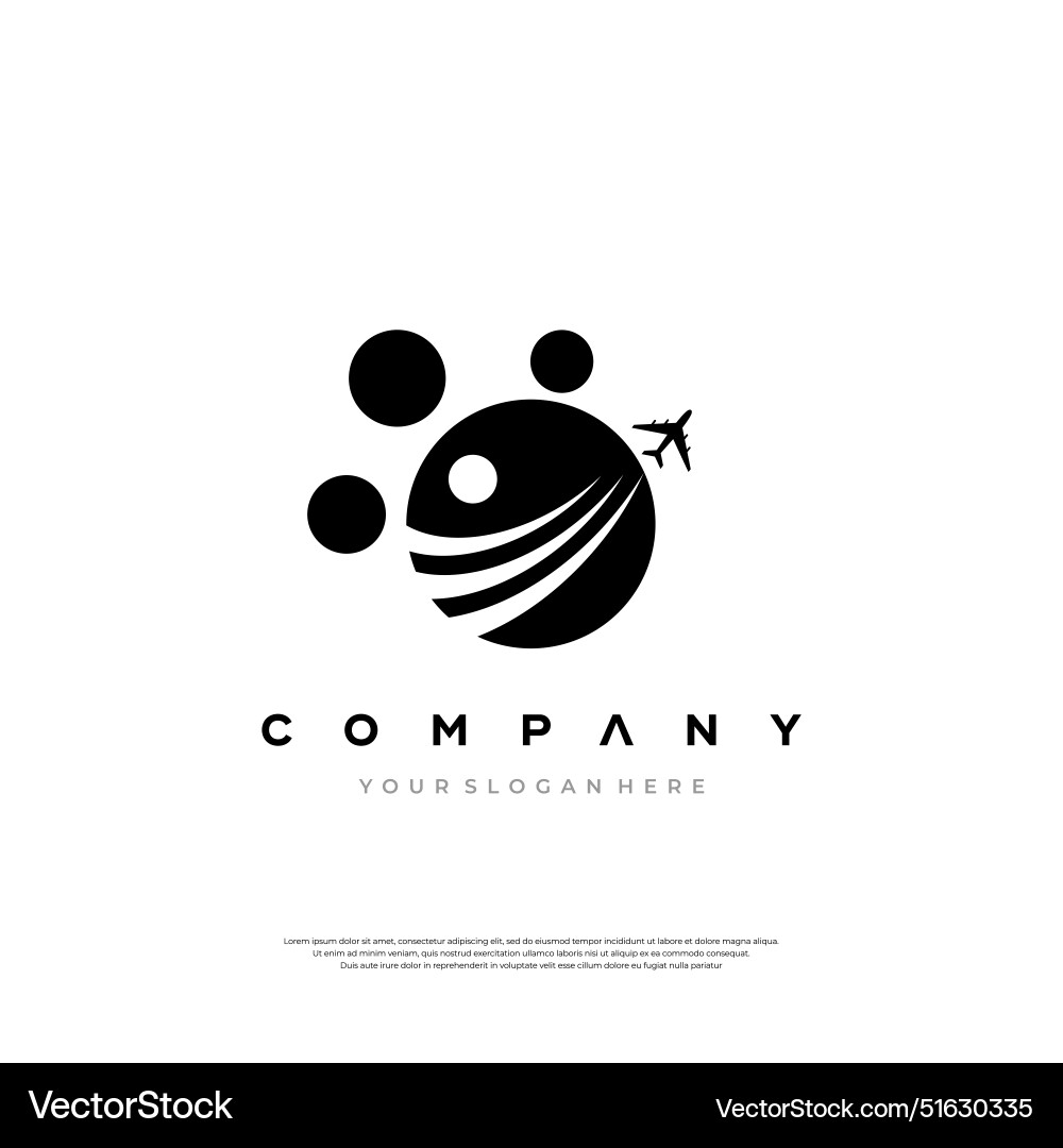 Sleek compass direction logo Royalty Free Vector Image