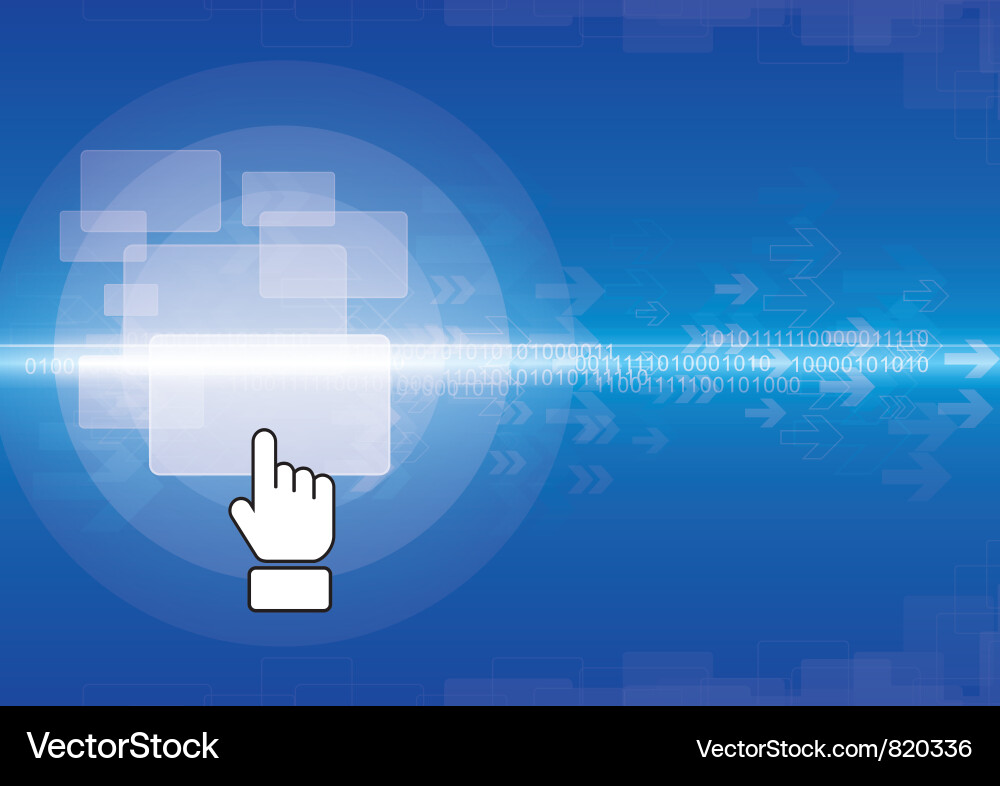 Abstract technology design Royalty Free Vector Image