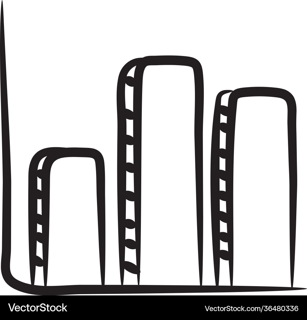 Bar chart Royalty Free Vector Image - VectorStock