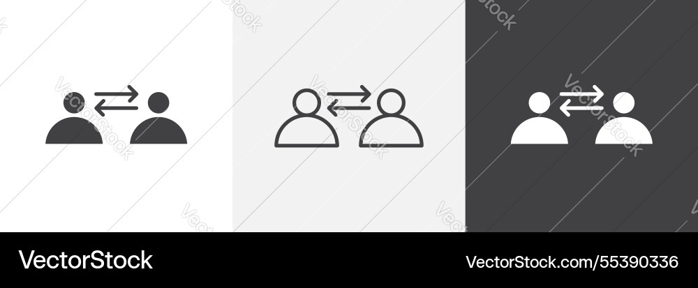 Mediator icons graphics pack Royalty Free Vector Image