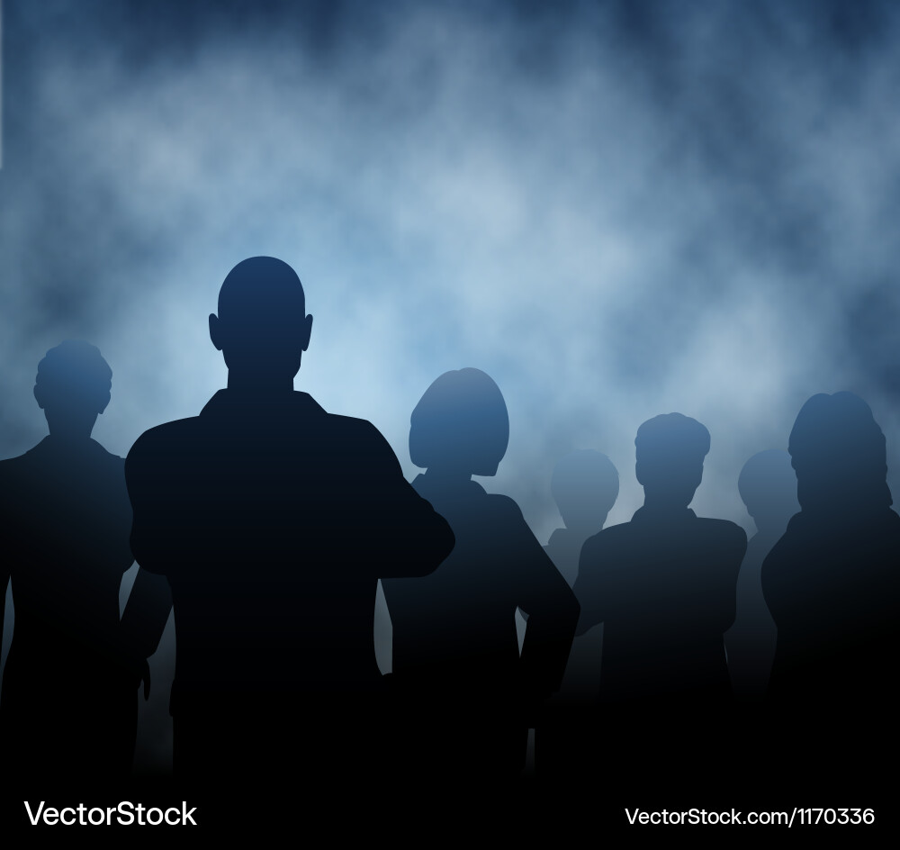 Mist people Royalty Free Vector Image - VectorStock