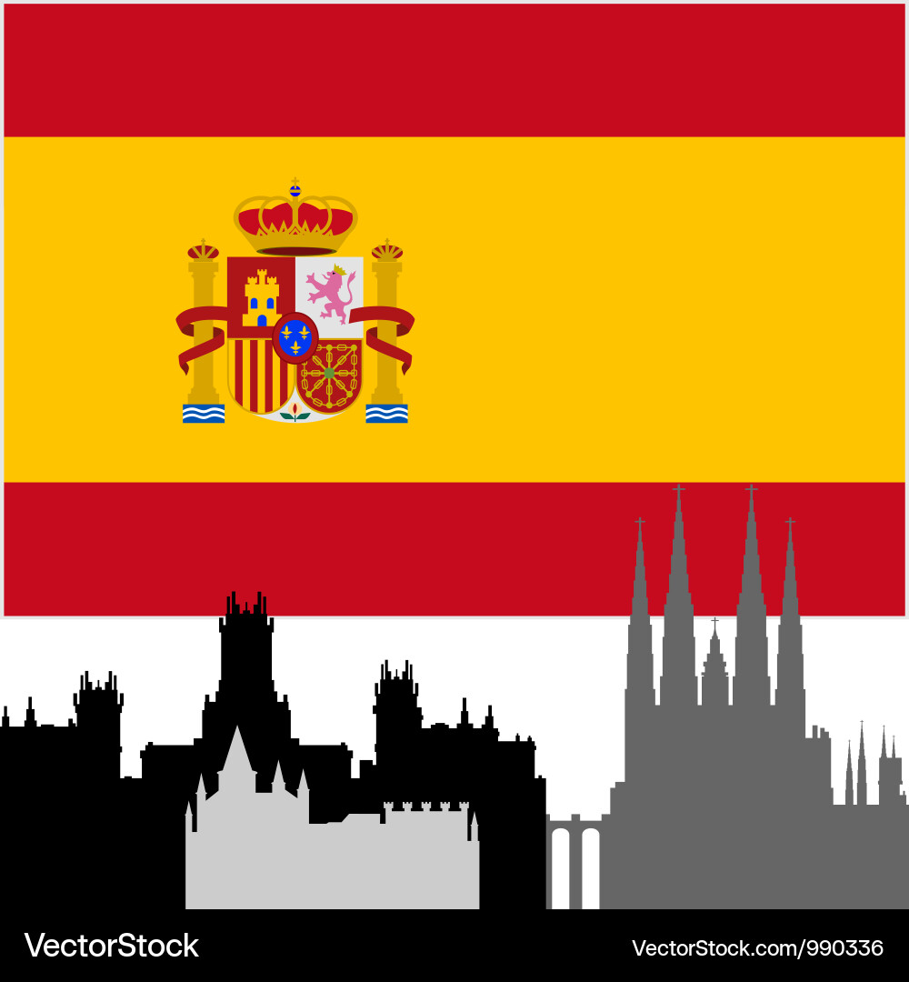 Spanish architecture Royalty Free Vector Image