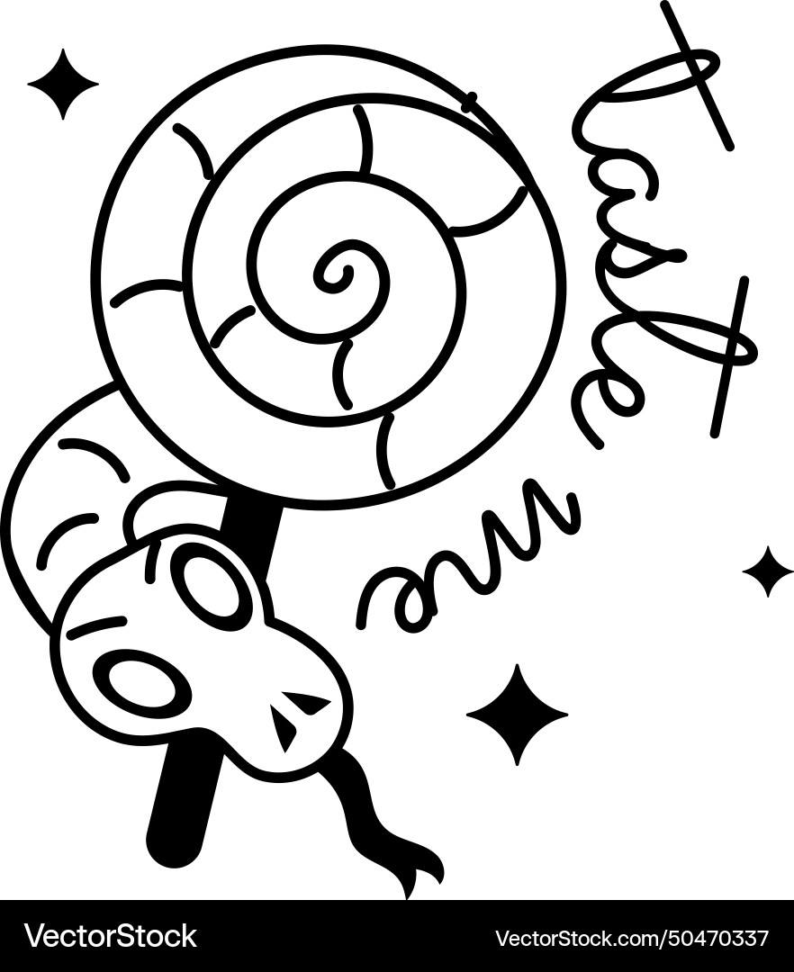 Coiled snake Royalty Free Vector Image - VectorStock