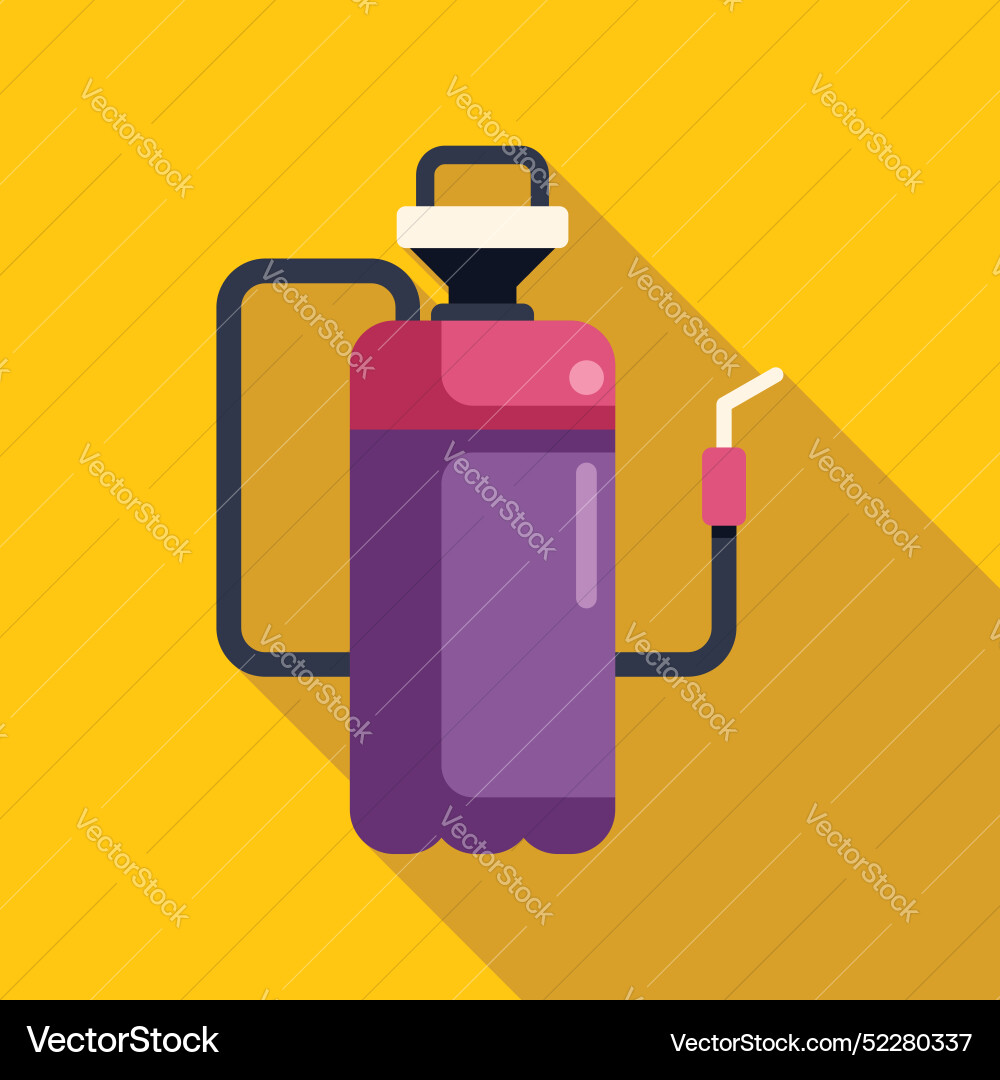 Colorful garden sprayer icon ideal Royalty Free Vector Image