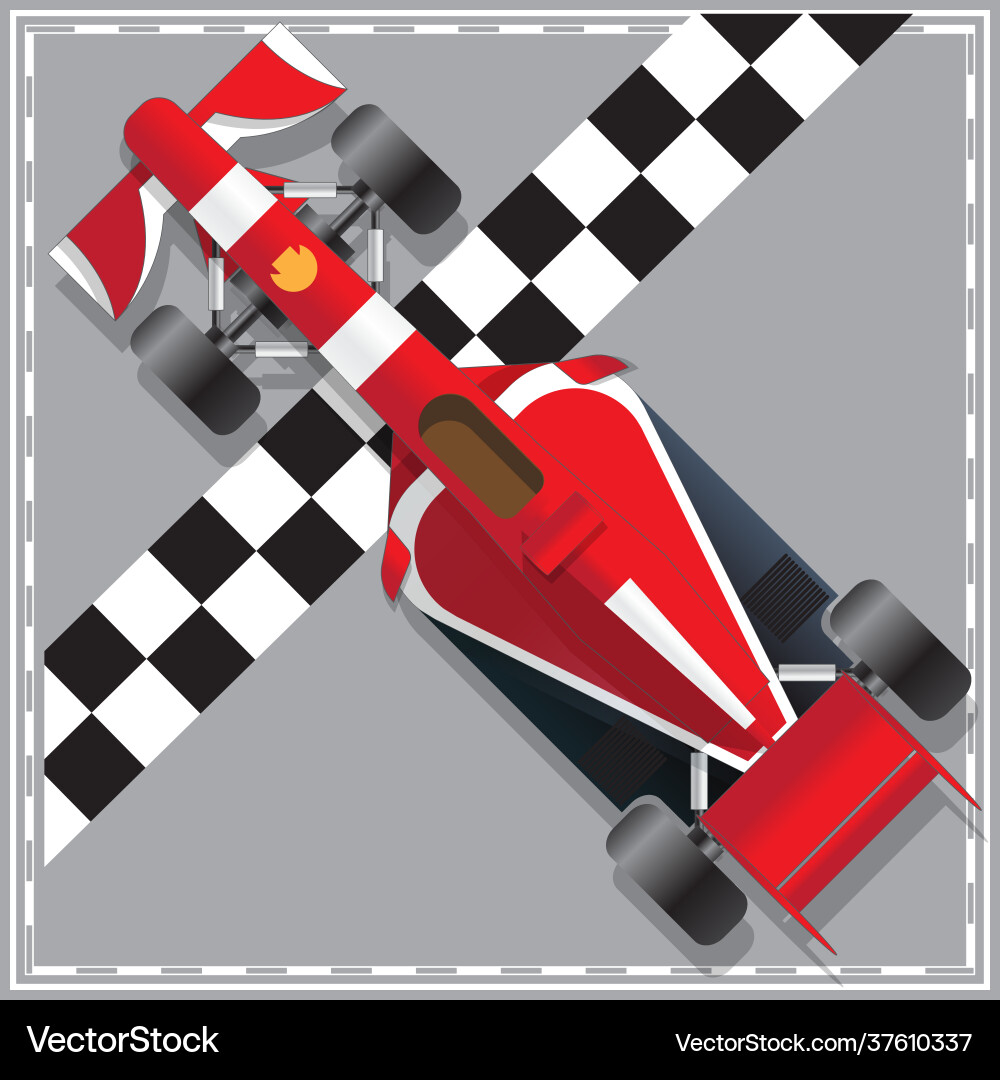 Racing car Royalty Free Vector Image - VectorStock