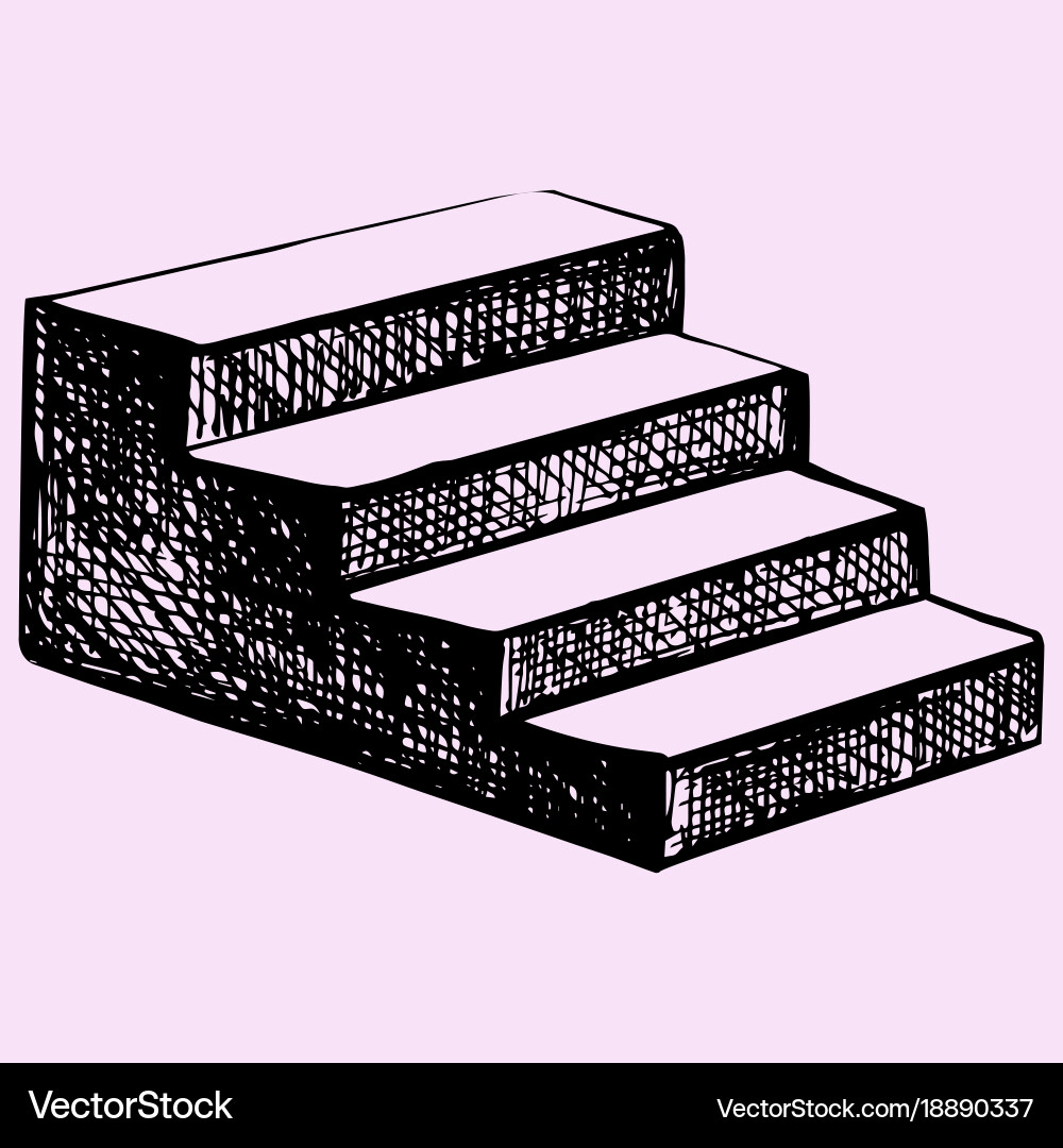 Stairs Royalty Free Vector Image - VectorStock