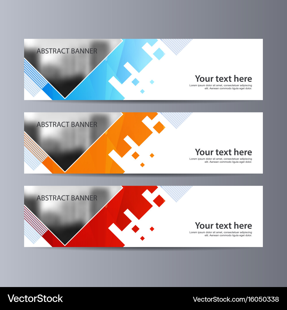 Abstract banner business background Royalty Free Vector