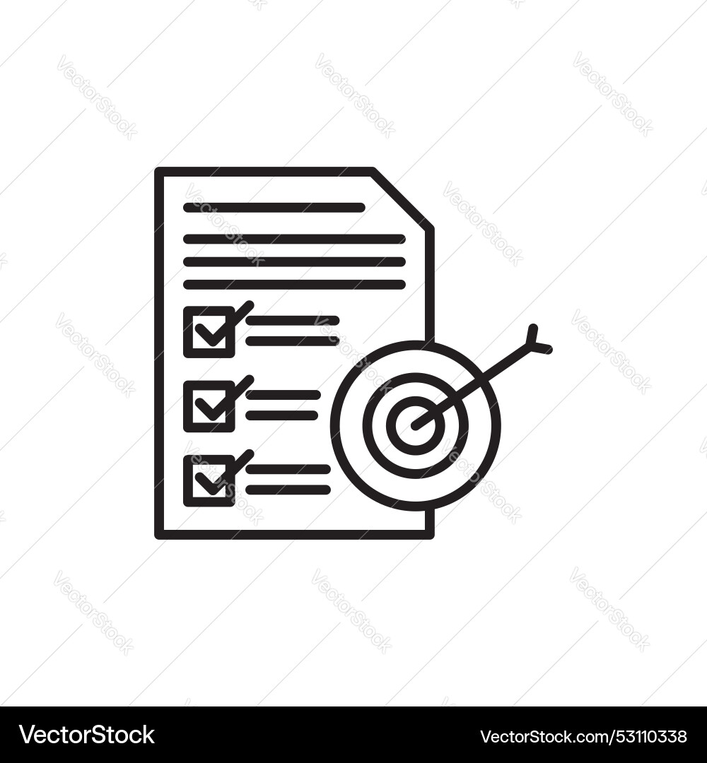 Accomplished goals and objectives icon Royalty Free Vector