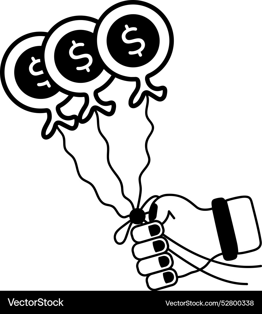 Inflation Royalty Free Vector Image - VectorStock