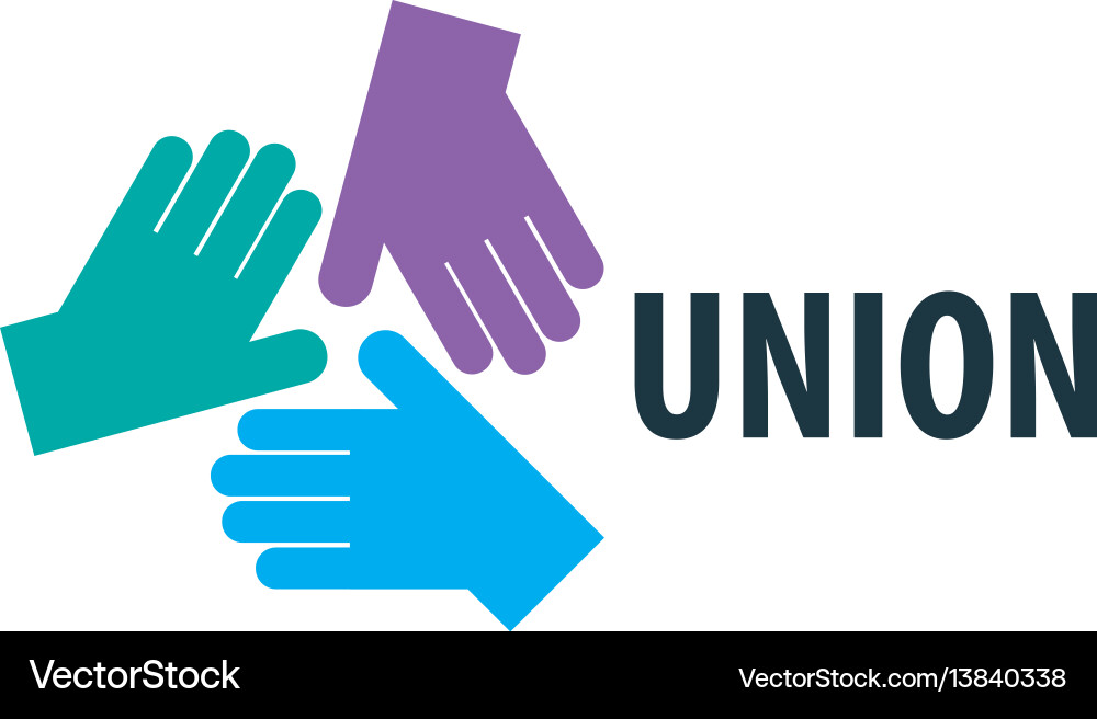 Logo handshake Royalty Free Vector Image - VectorStock