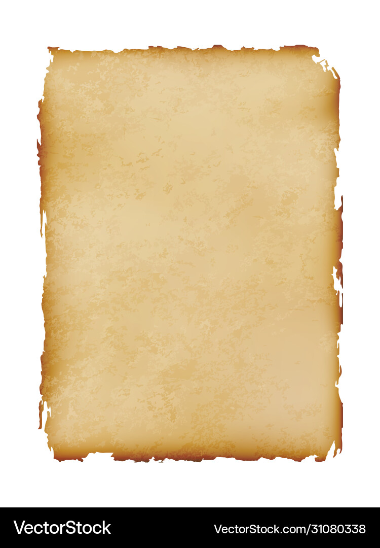 Old paper sheet vintage Royalty Free Vector Image