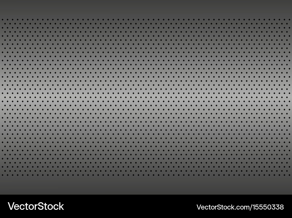 Perforated metal texture aluminium grating Vector Image