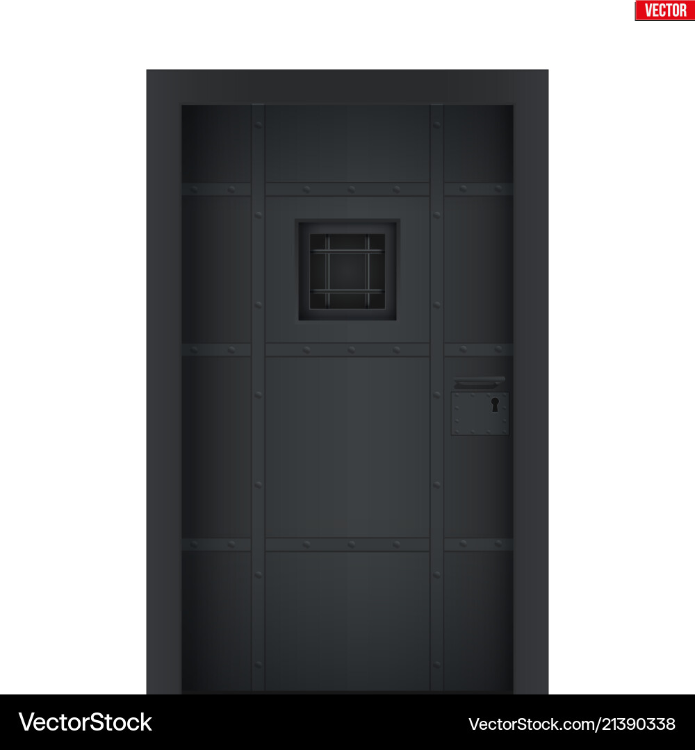 Prison Cell Door Royalty Free Vector Image - VectorStock