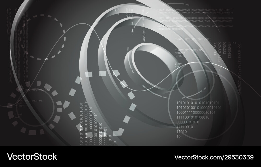 Black and white abstract modern energy Royalty Free Vector
