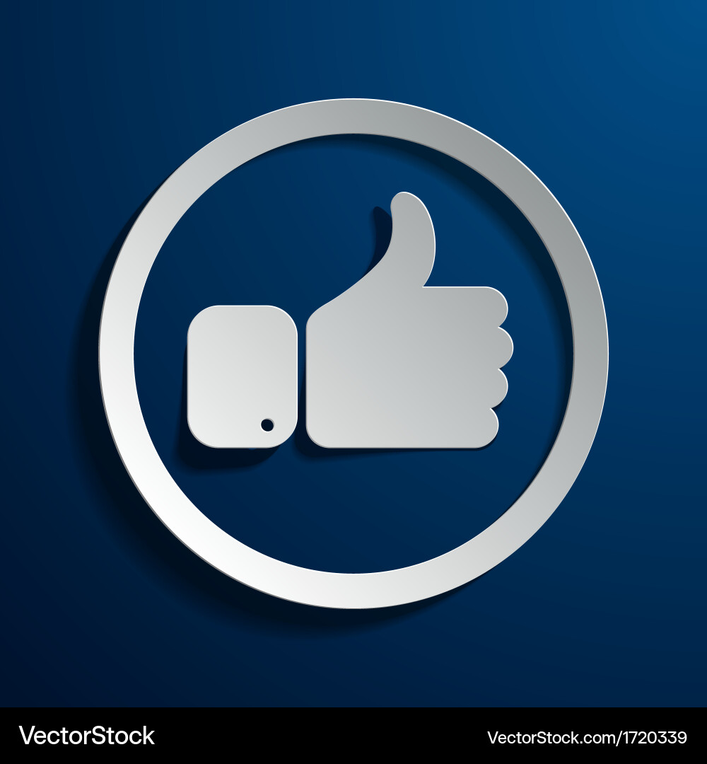 Like Royalty Free Vector Image - VectorStock