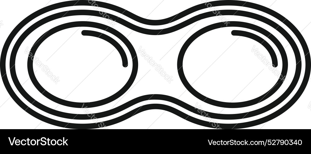 Binoculars observing showing vision and discovery Vector Image