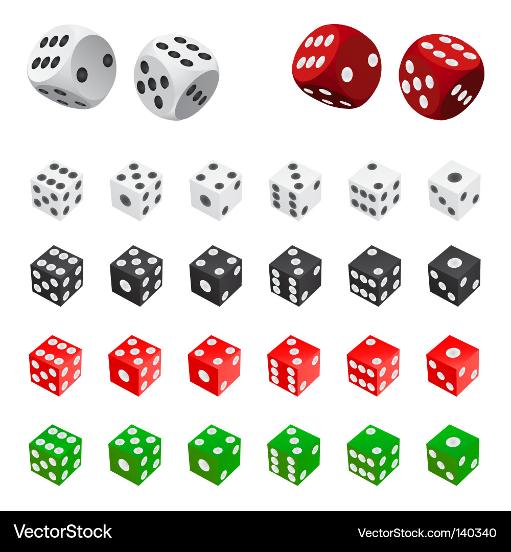 Dice 5 Vector Images (over 1,300)