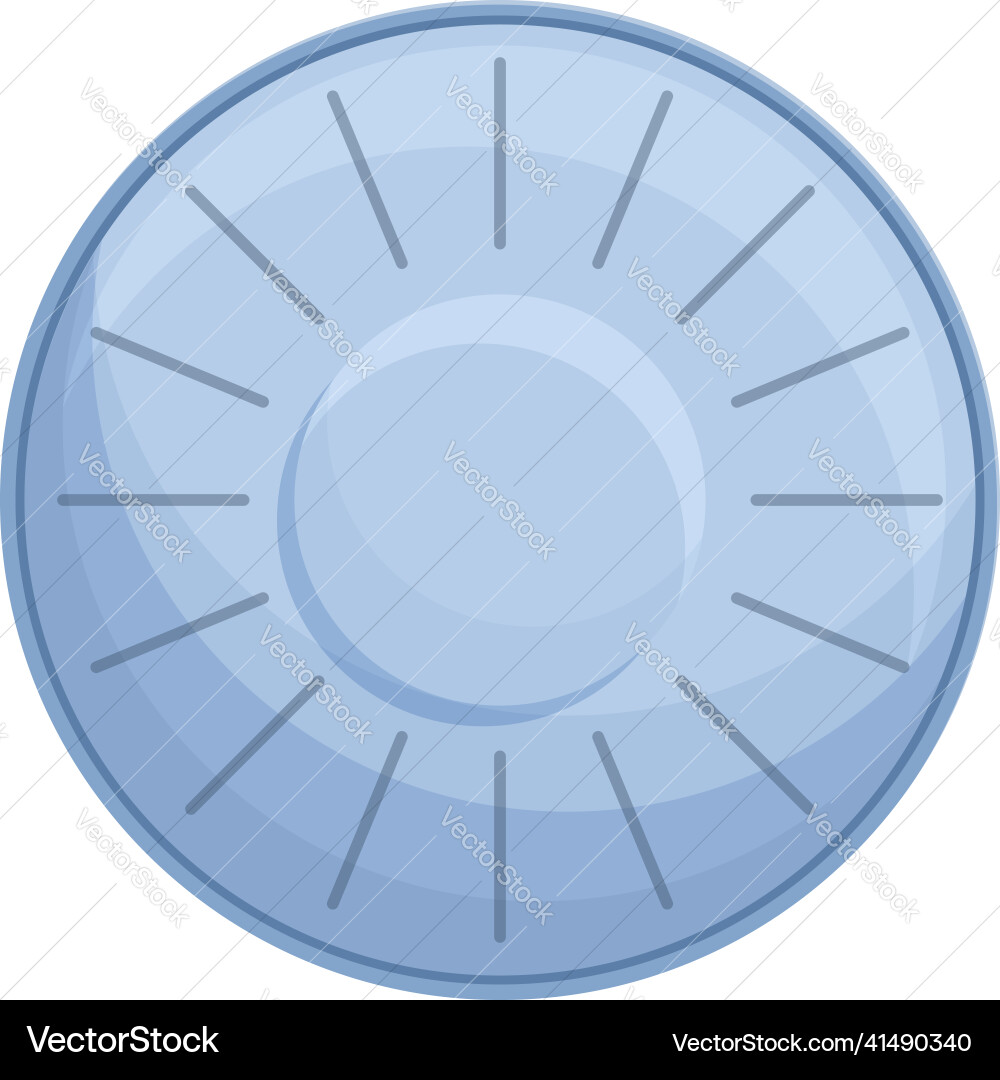 Replace smoke detector icon cartoon alarm Vector Image