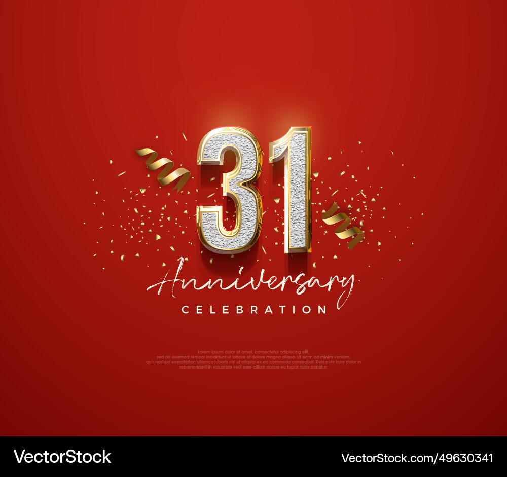 31 Anniversary Vector Images (over 1,200)