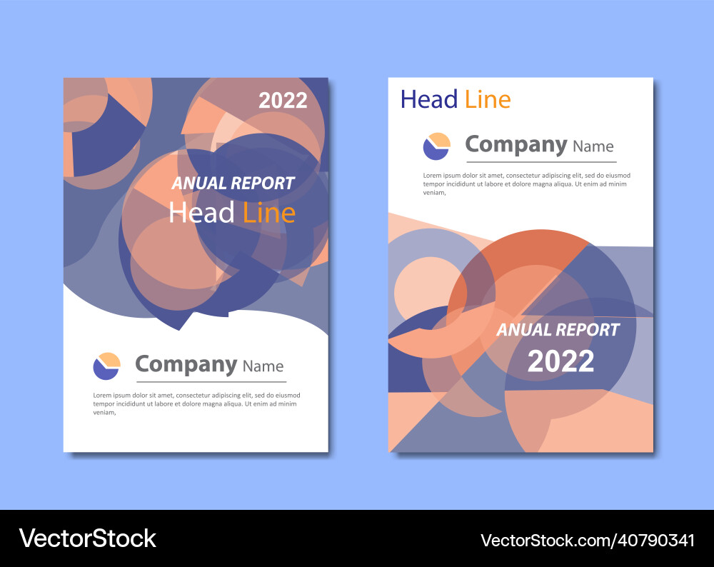 Annual report background cover Royalty Free Vector Image