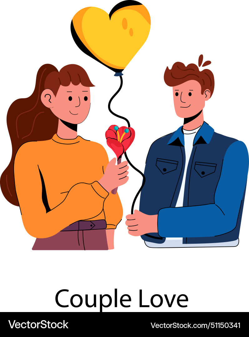 Couple love Royalty Free Vector Image - VectorStock