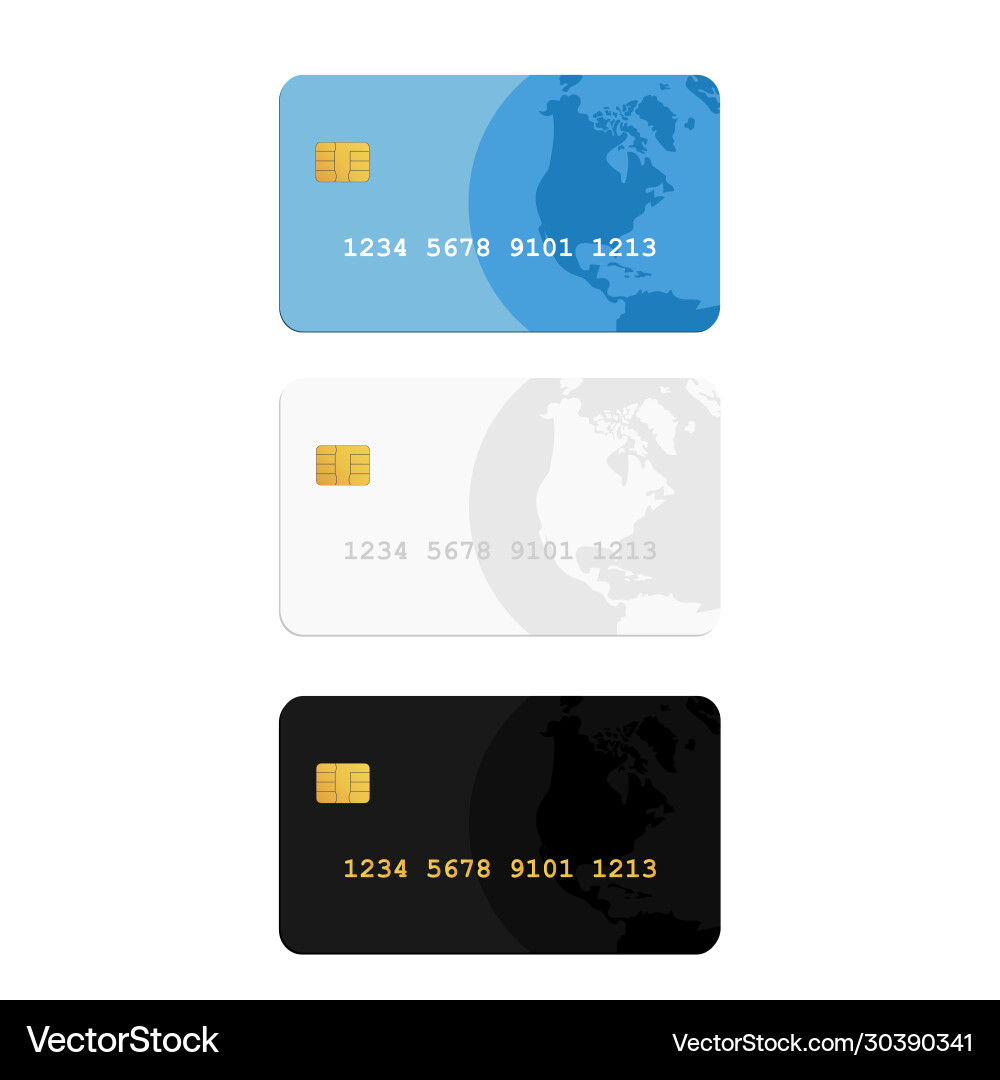 Credit card Royalty Free Vector Image - VectorStock