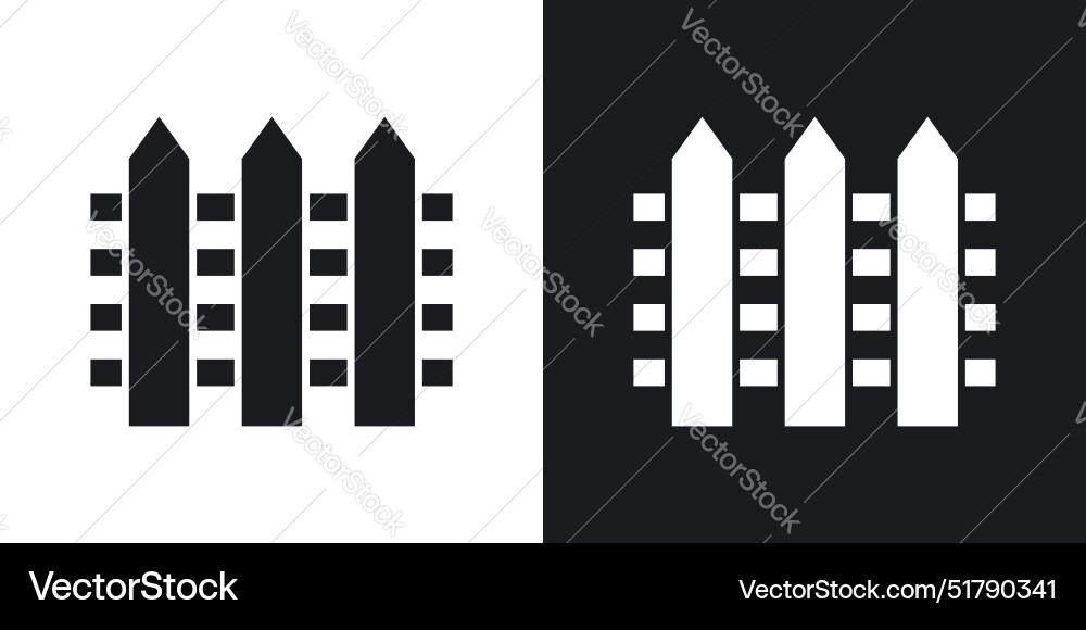 Fence icon Royalty Free Vector Image - VectorStock