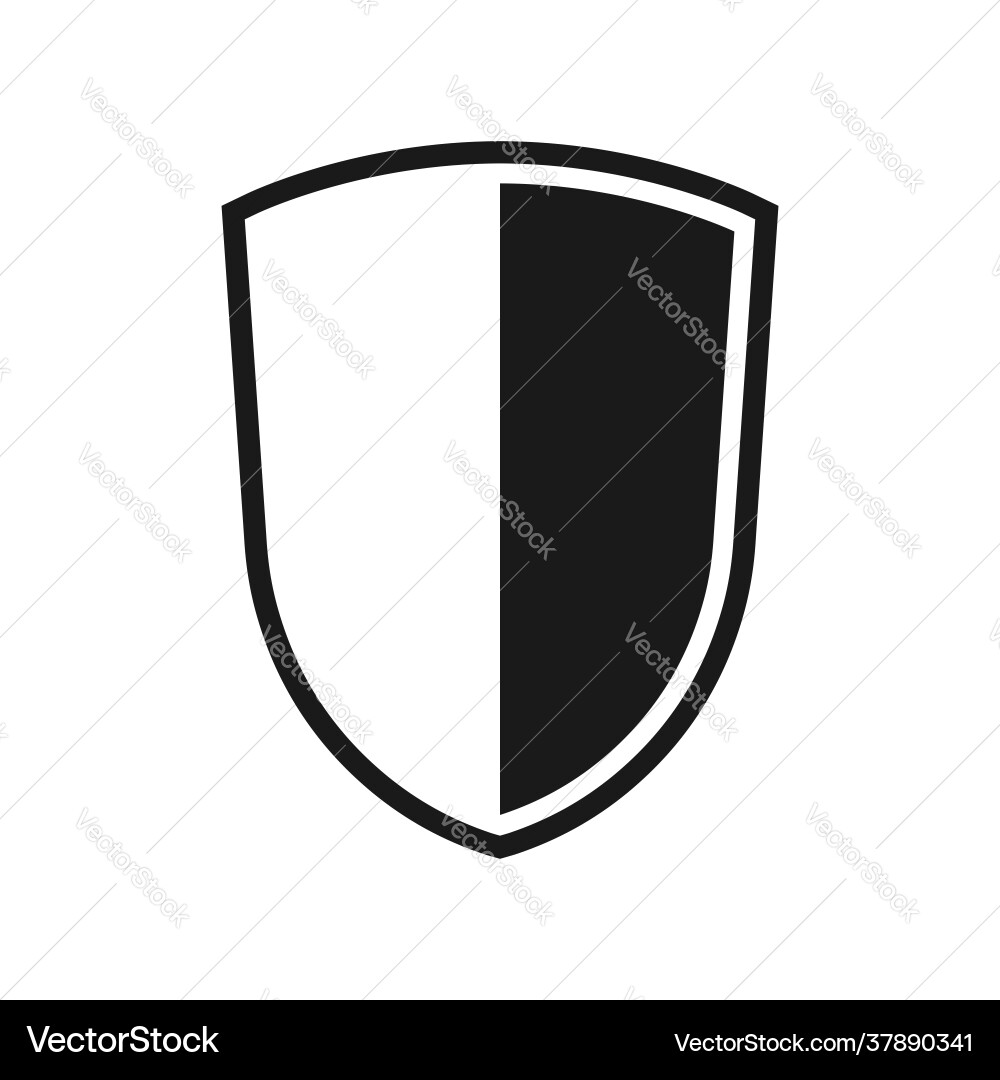 Shield template Royalty Free Vector Image - VectorStock