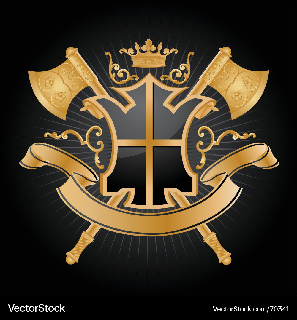 Wappen Lizenzfreies Vektorbild - VectorStock