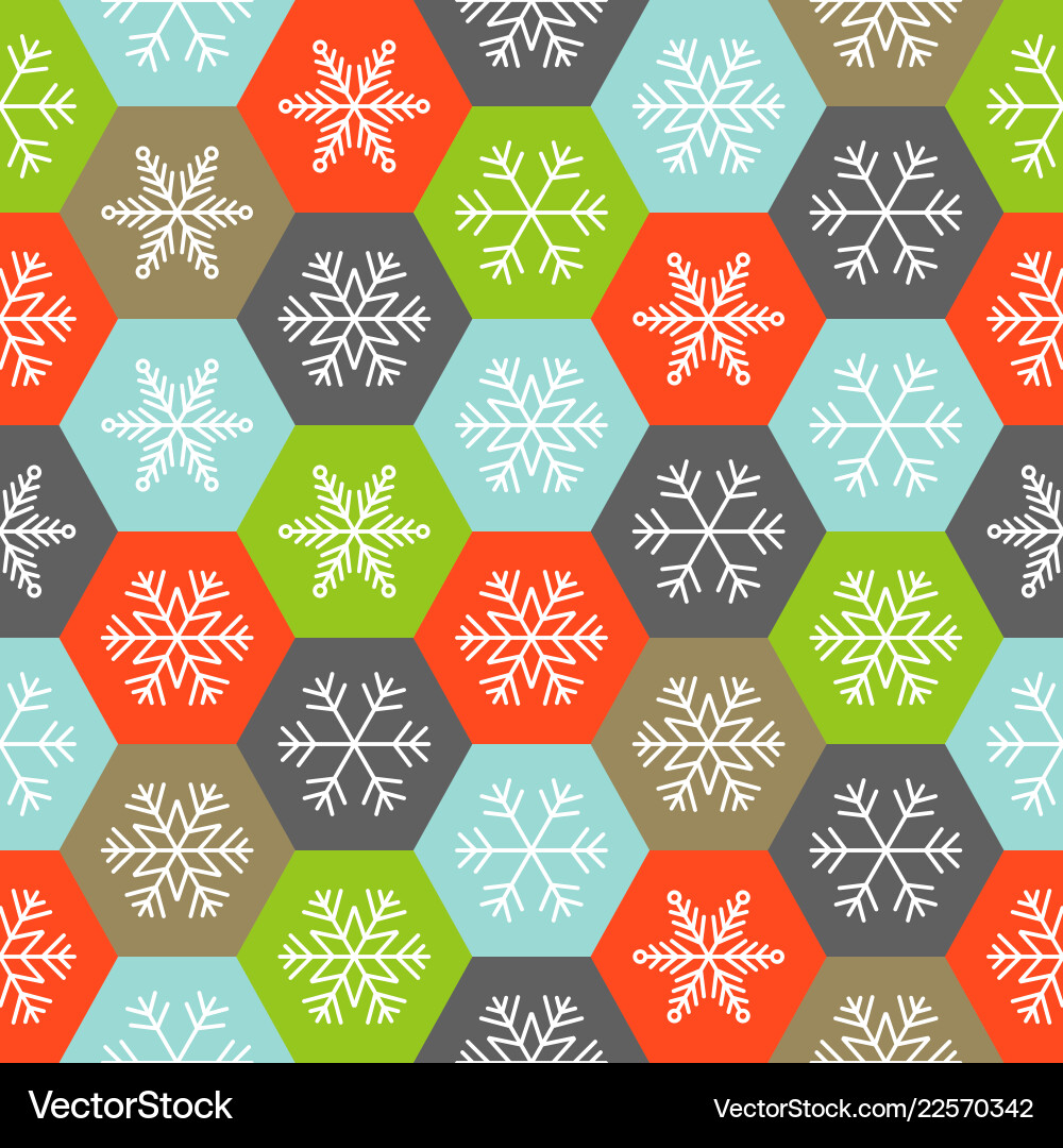 Christmas seamless pattern for use as wallpaper Vector Image