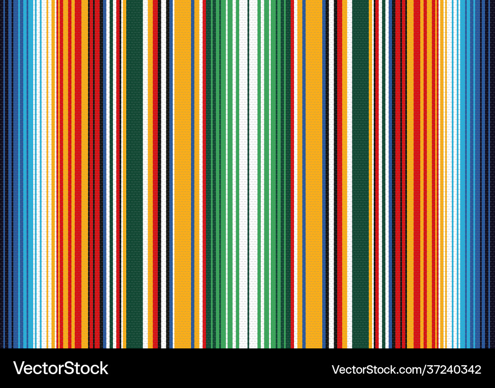 Colorful Serape Stripes Pattern Royalty Free Vector Image