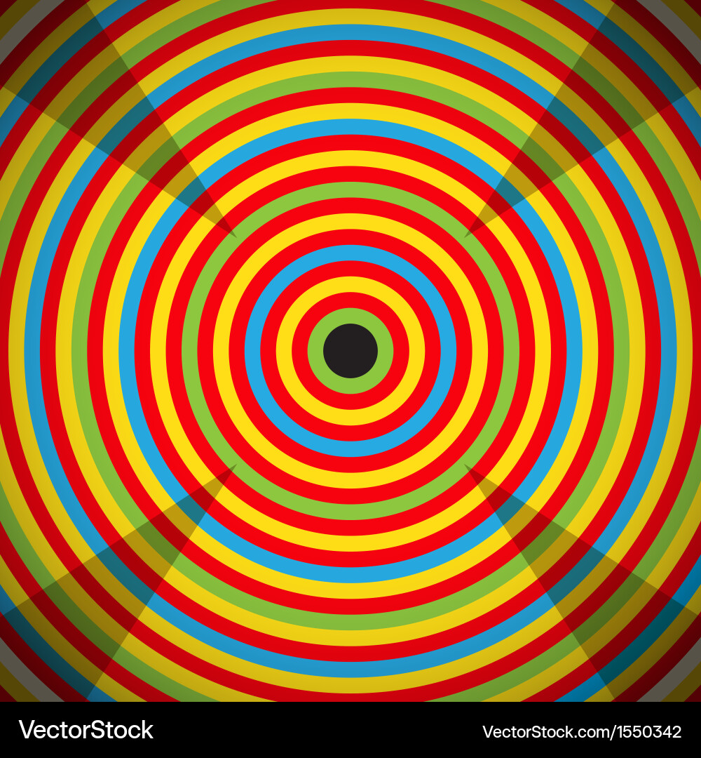 Colorful target Royalty Free Vector Image - VectorStock