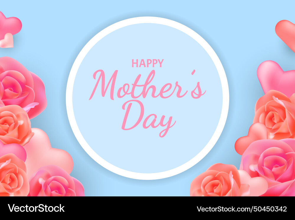Happy mother day flower background Royalty Free Vector Image Happy mother day flower background Royalty Free Vector Image