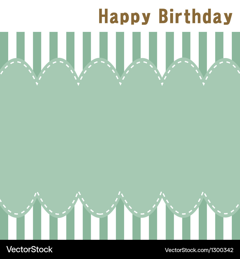 Hbd card Royalty Free Vector Image - VectorStock