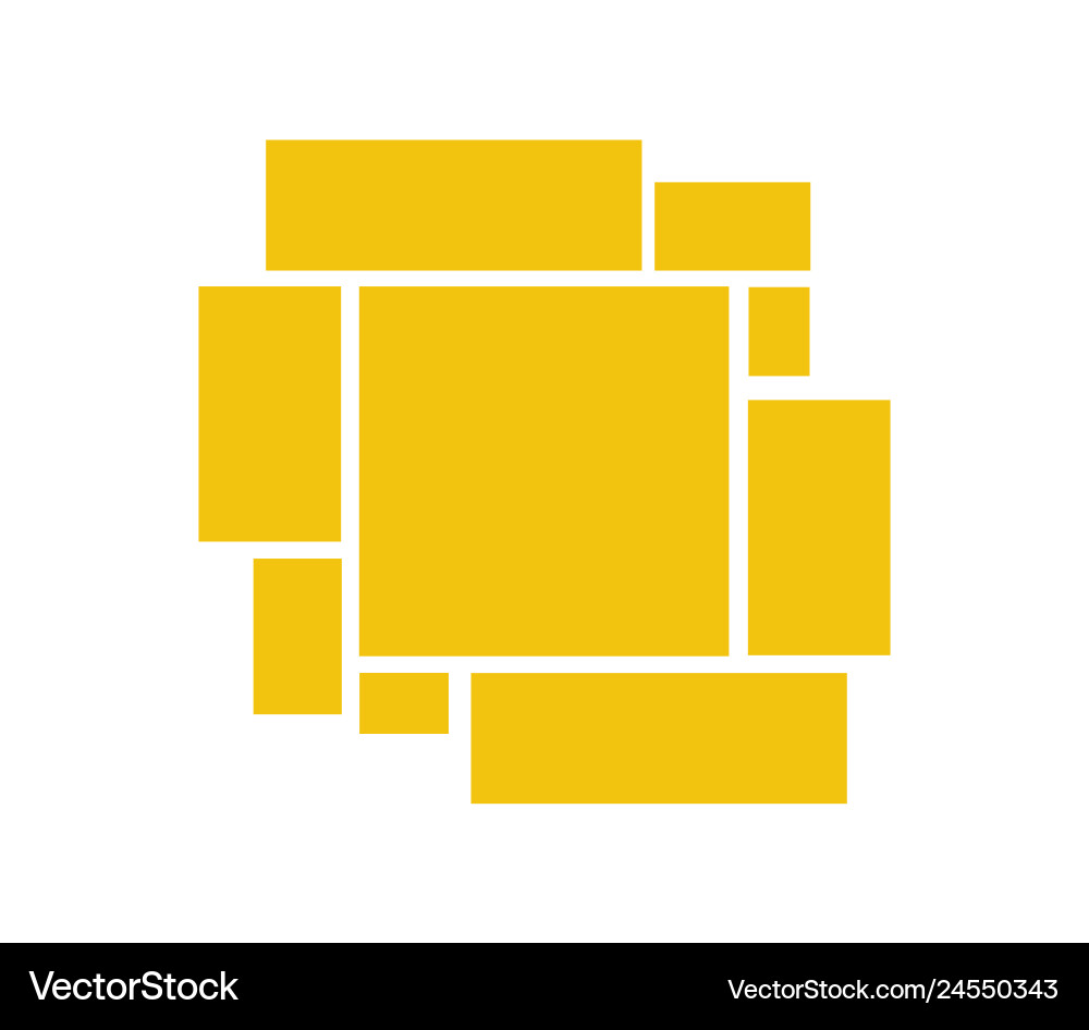 Photo Collage Frame Royalty Free Vector Image - VectorStock