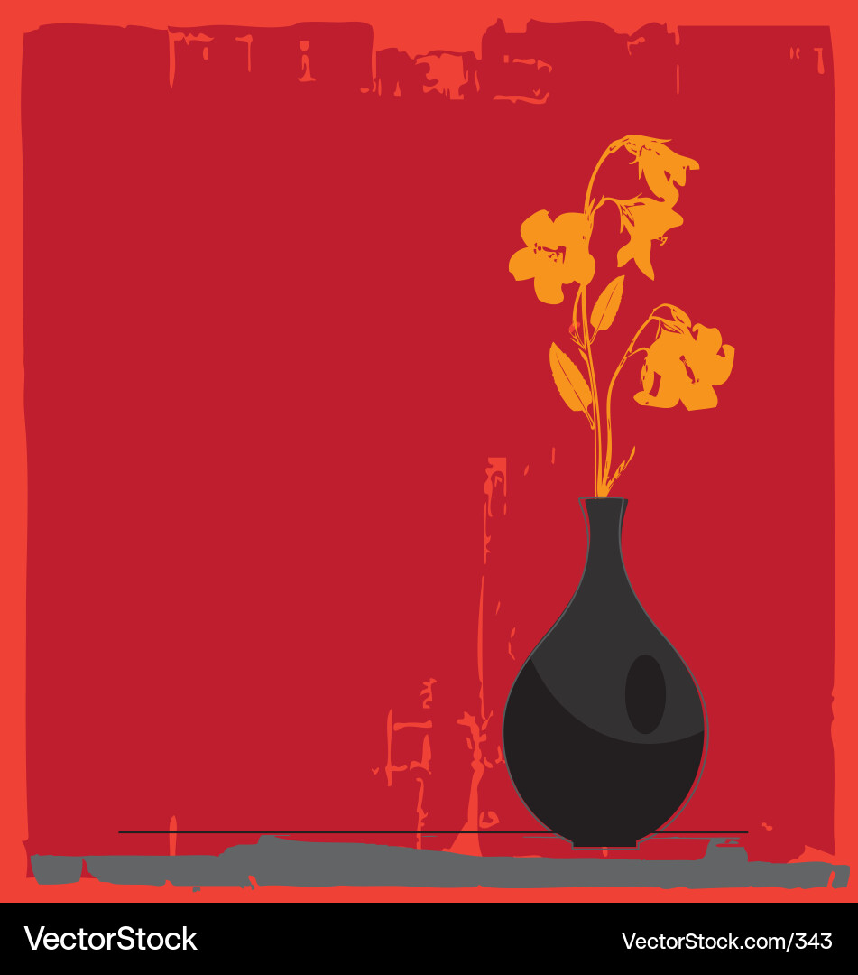 Simple flower graphic Royalty Free Vector Image